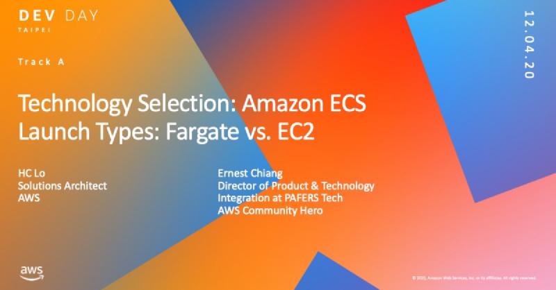 Technical Selection: Amazon ECS Launch Types: EC2 vs. Fargate | Ernest ...